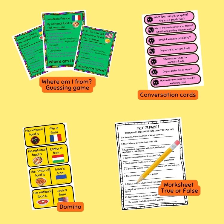 Food around the world – My ESL World