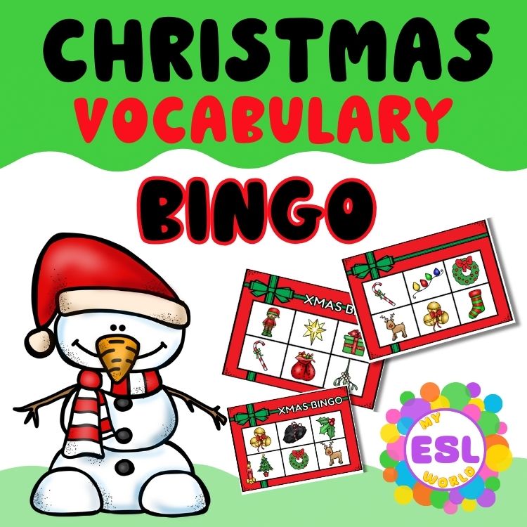 Christmas vocabulary bingo – My ESL World