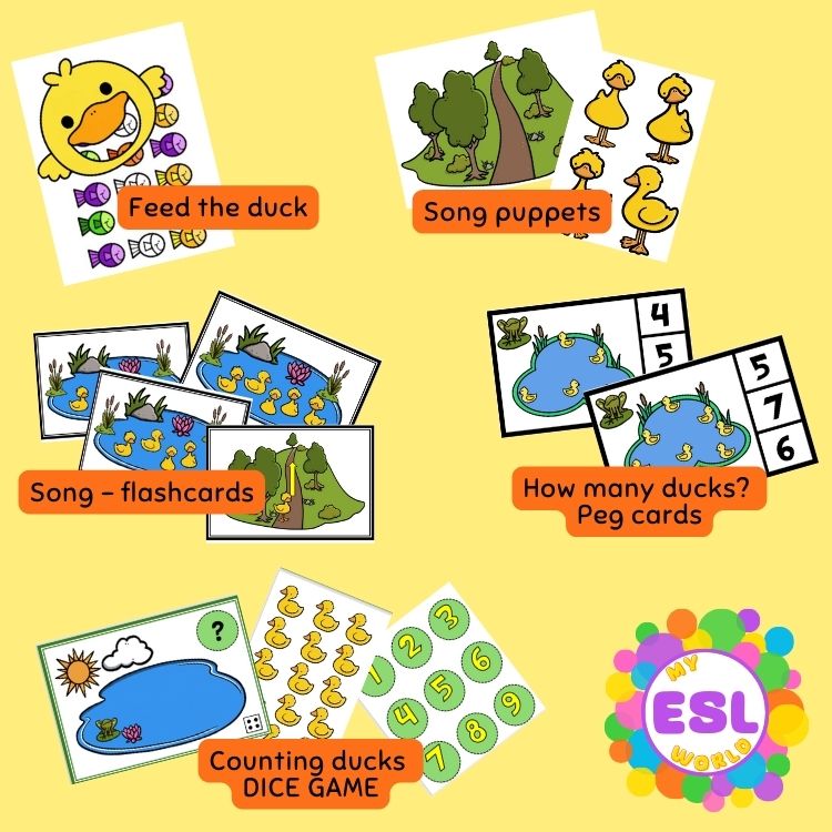 5 Little ducks – My ESL World