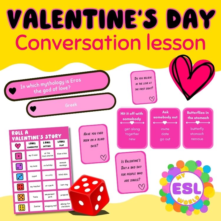 Valentine’s Day Conversation lesson – My ESL World