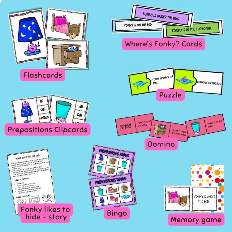 Prepositions of place – My ESL World