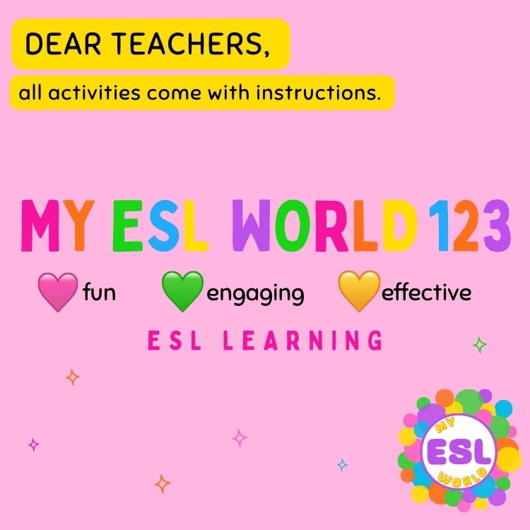 BUNDLE CVC words – Valentine’s Day edition – My ESL World