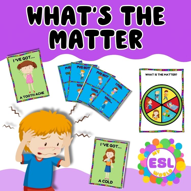 What’s the matter – ILLNESSES and SHOULD/SHOULDN’T – My ESL World