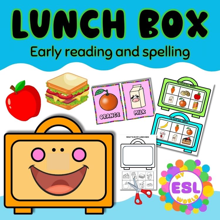 Lunch box – Early reading lesson – My ESL World