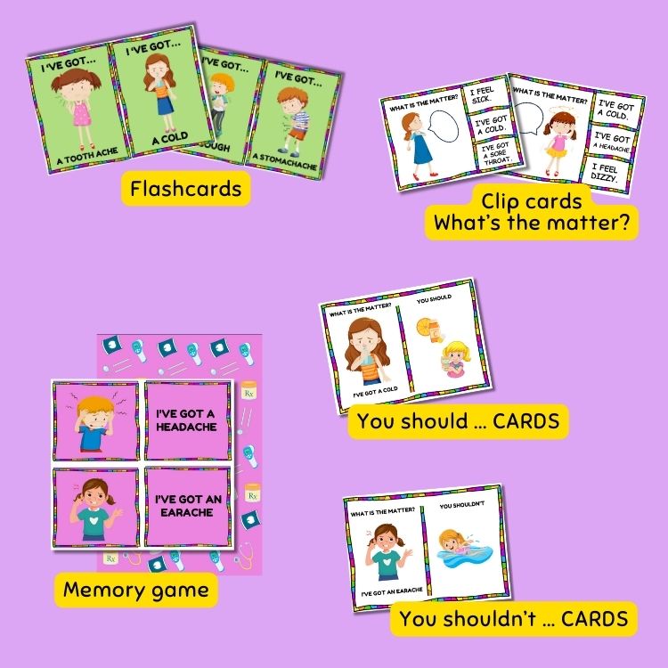 What’s the matter – ILLNESSES and SHOULD/SHOULDN’T – My ESL World