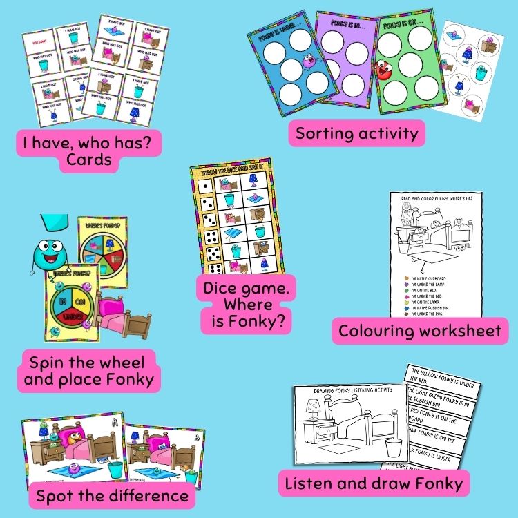 Prepositions of place – My ESL World