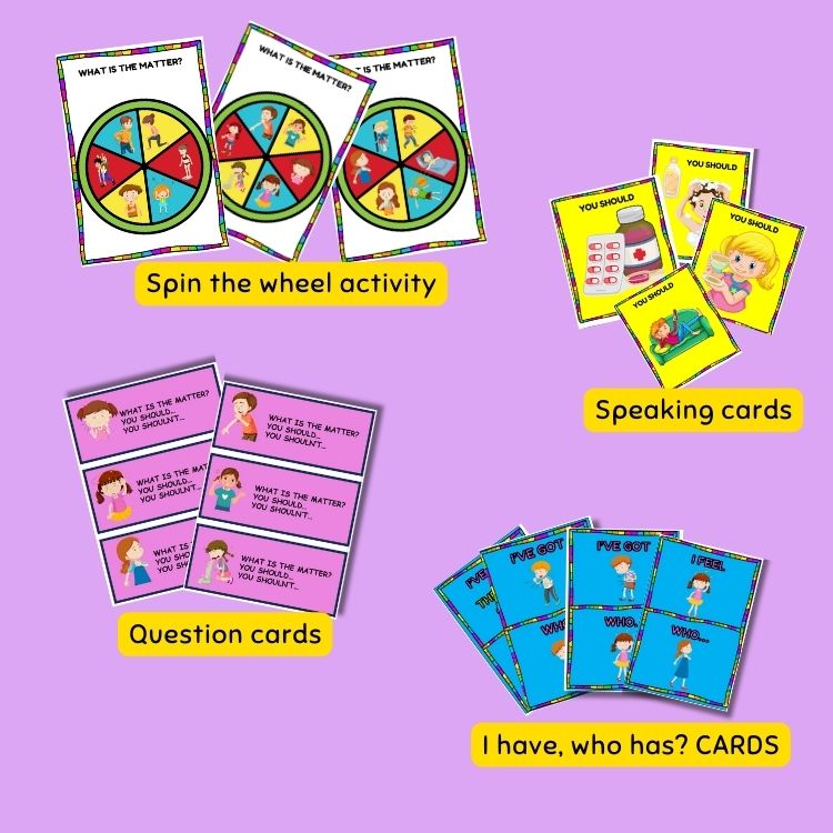 What’s the matter – ILLNESSES and SHOULD/SHOULDN’T – My ESL World