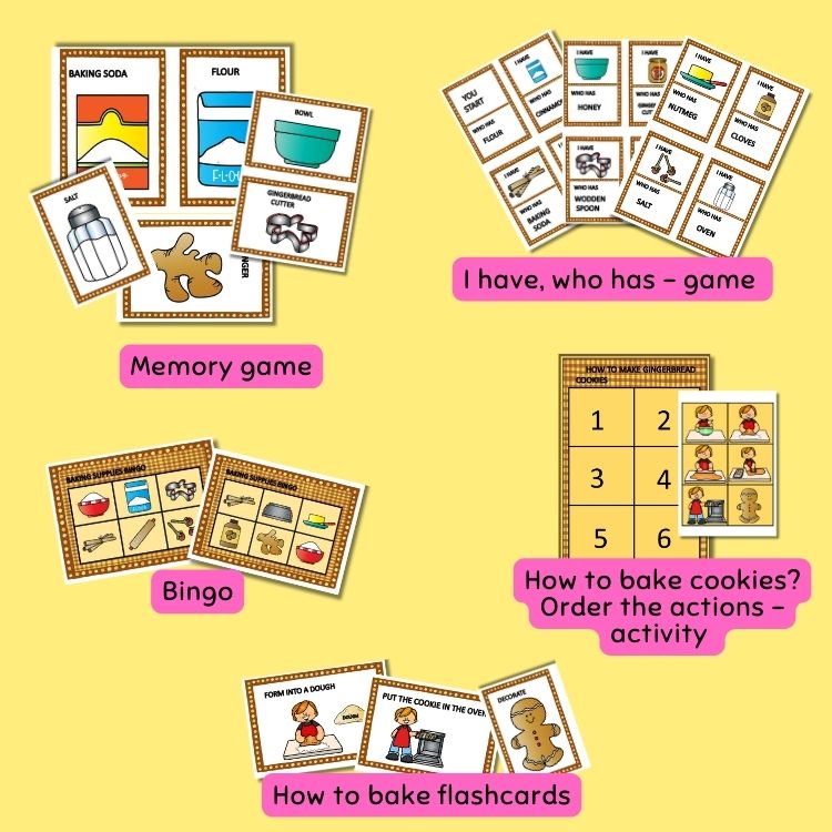 Baking gingerbread cookies – My ESL World