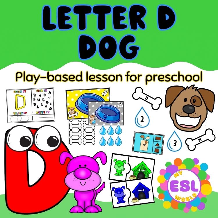 Letter D – Dog – My ESL World