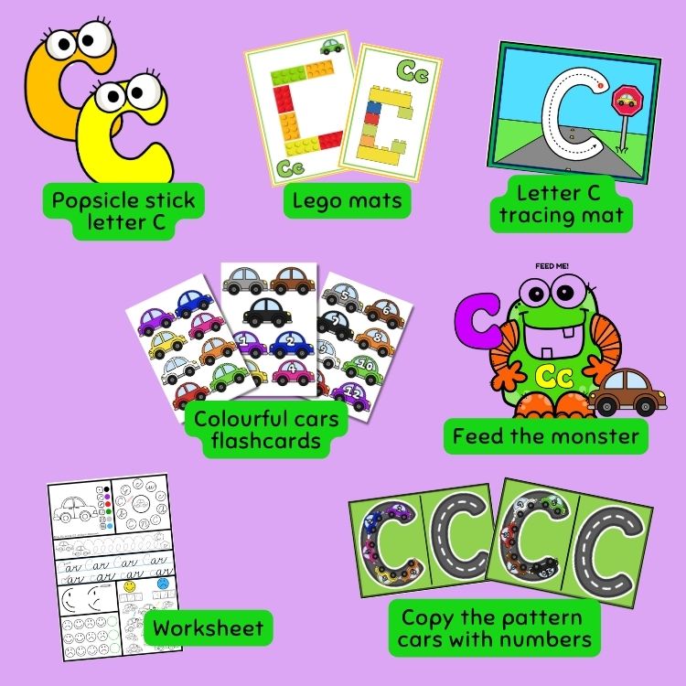 Letter C – Car – My ESL World