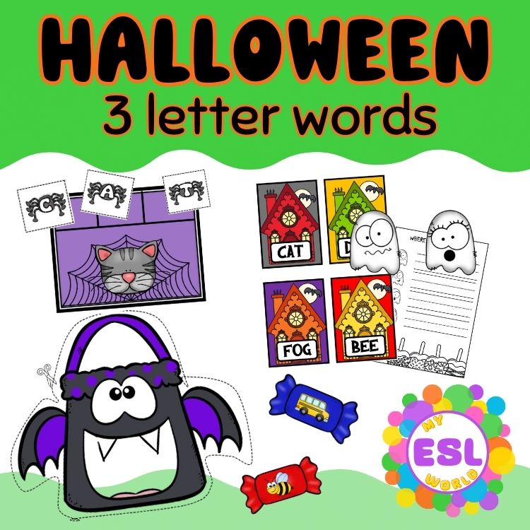 Halloween three letter words – My ESL World