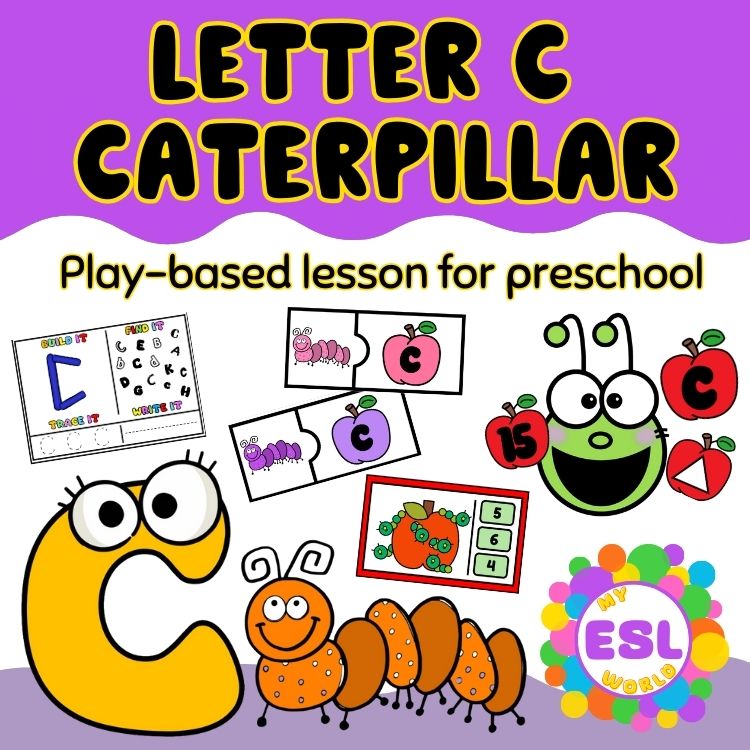 Letter C – Caterpillar – My ESL World