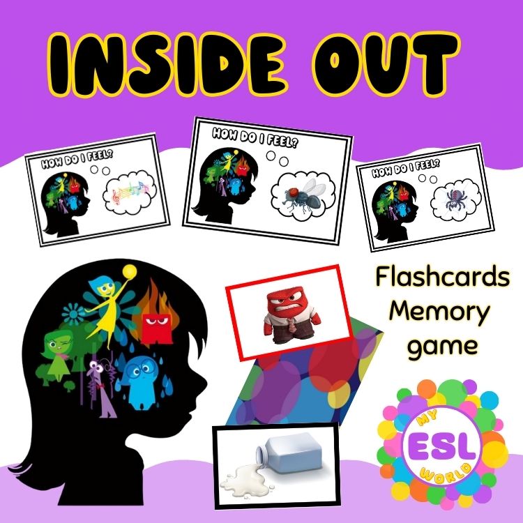 Inside out 1 Feelings – My ESL World