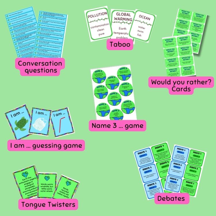 EARTH DAY pre-intermediate conversation – My ESL World