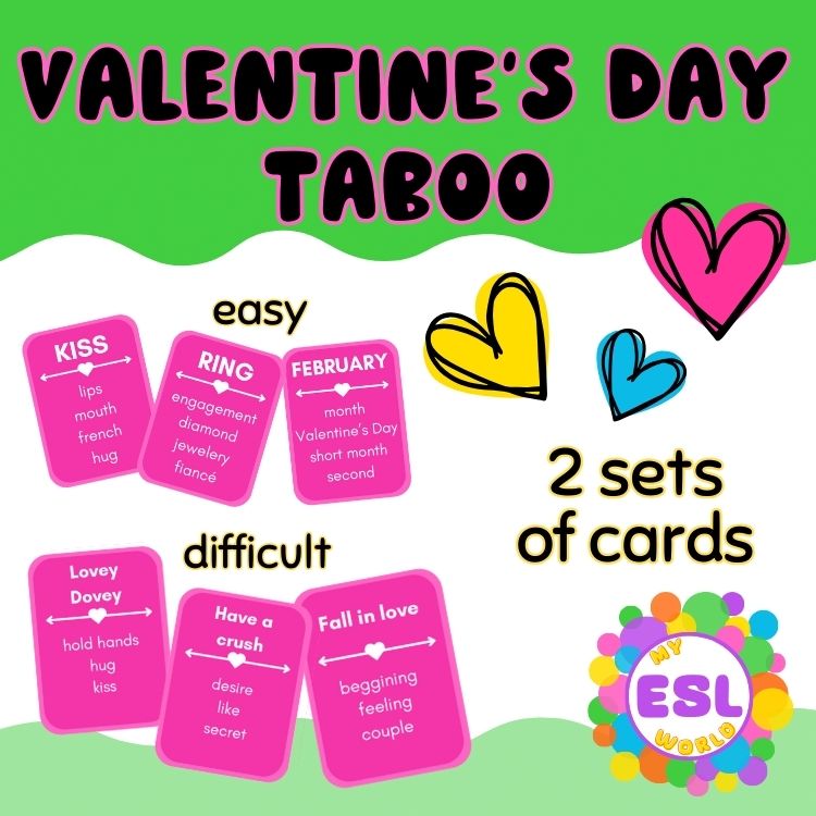 Valentine’s Day Taboo – My ESL World