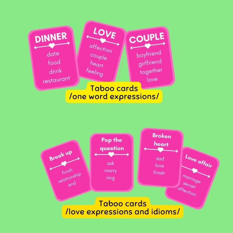 Valentine’s Day Taboo – My ESL World