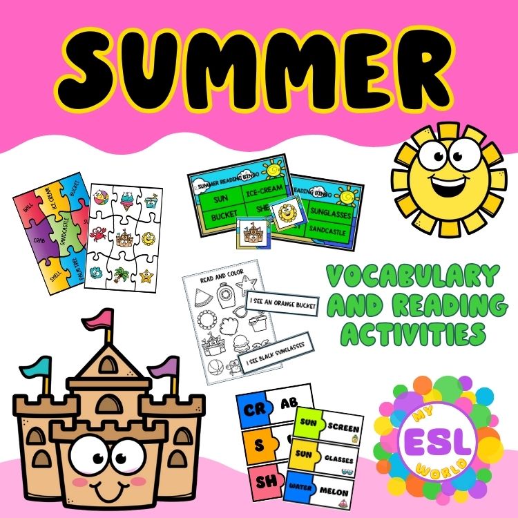 Summer vocabulary and reading activities – My ESL World