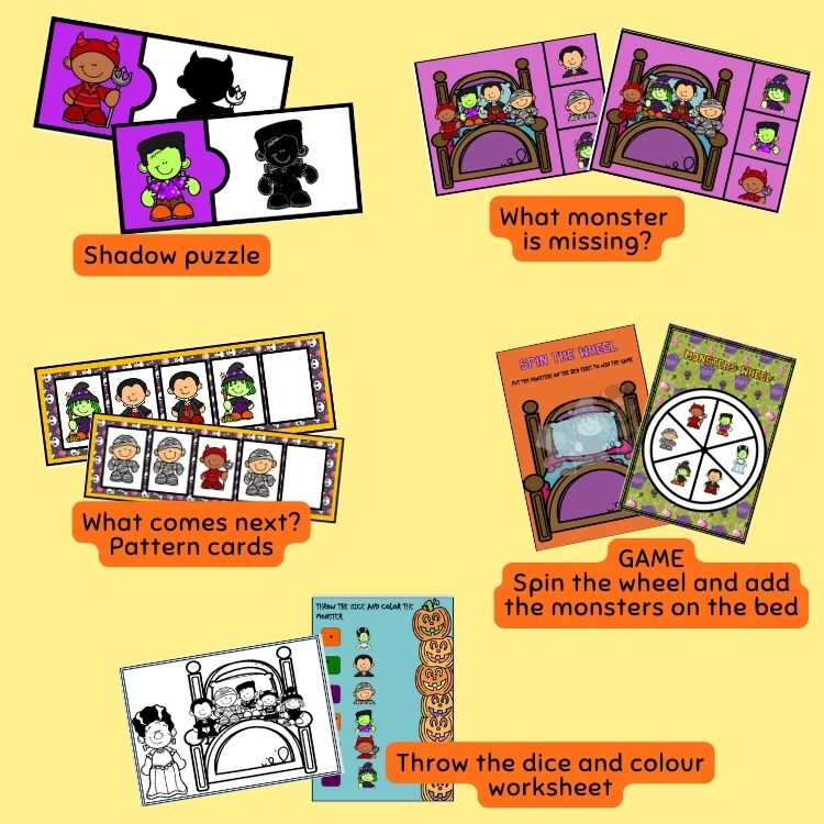 Five little monsters song – My ESL World