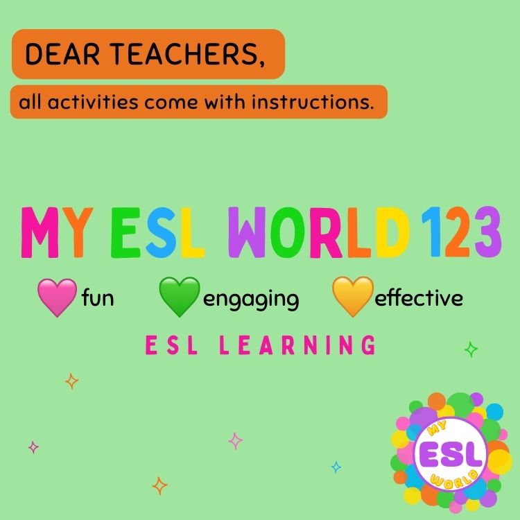 Summer CVC words – My ESL World