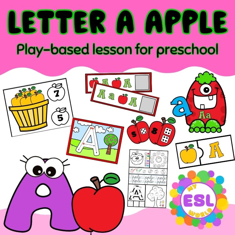 Letter A – Bundle – My ESL World