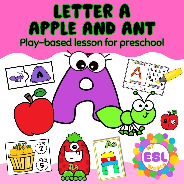 Letter A – Bundle – My ESL World