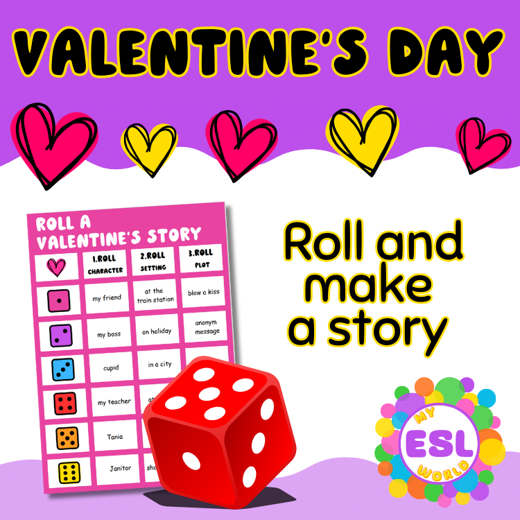 Valentine’s Day Speaking skills activity – My ESL World