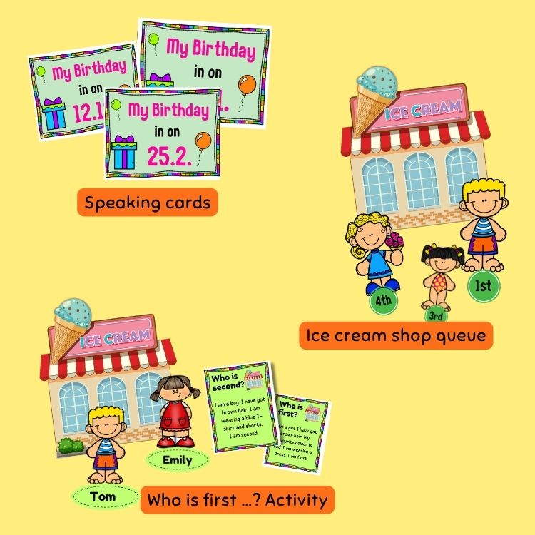 Ordinal numbers and Months – My ESL World