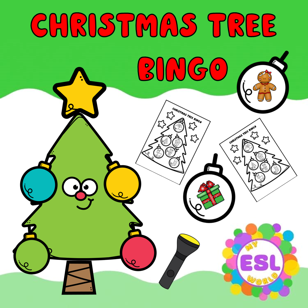 Christmas tree bingo – My ESL World