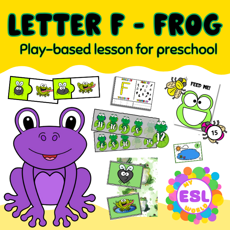 Letter F – Frog – My ESL World