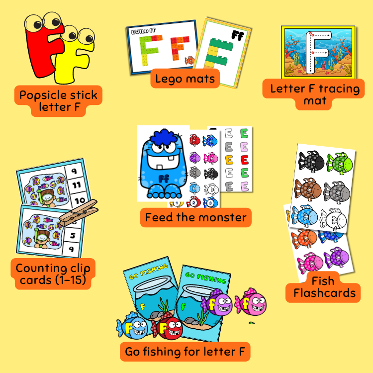 Letter F – Fish – My ESL World