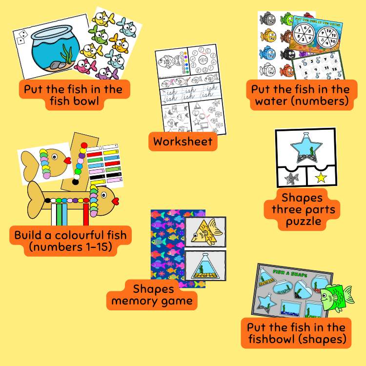 Letter F – Fish – My ESL World