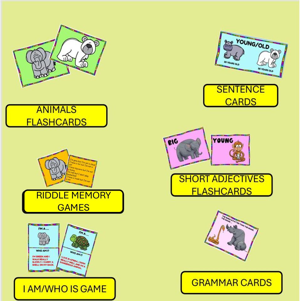 Comparative adjectives (Animals topic) – My ESL World