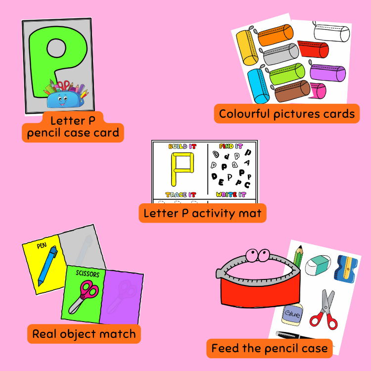 Letter P – Pencil Case – My ESL World