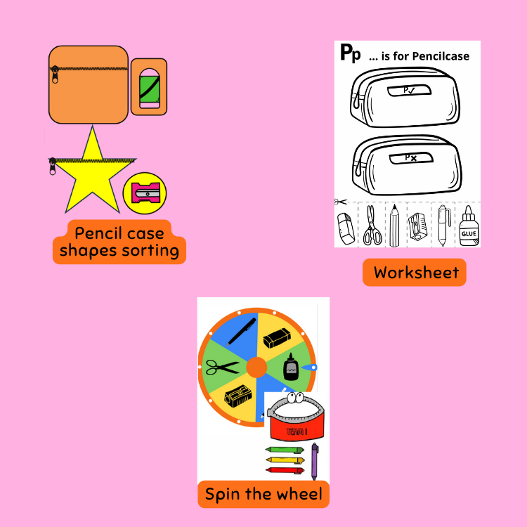 Letter P – Pencil Case – My ESL World