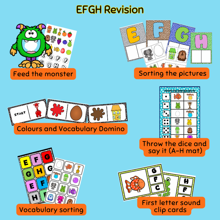 PHONICS Revision A-H – My ESL World