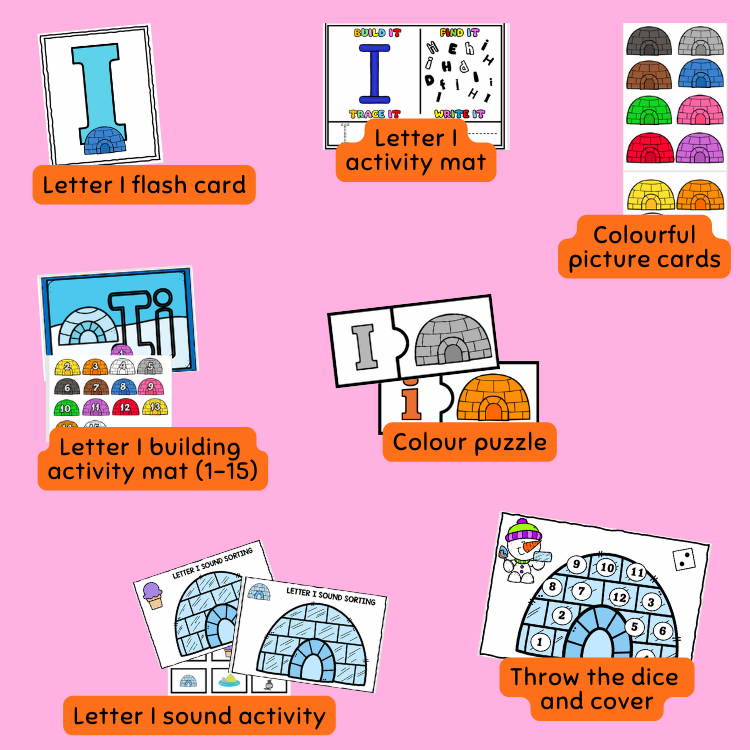 Letter I – Igloo – My ESL World