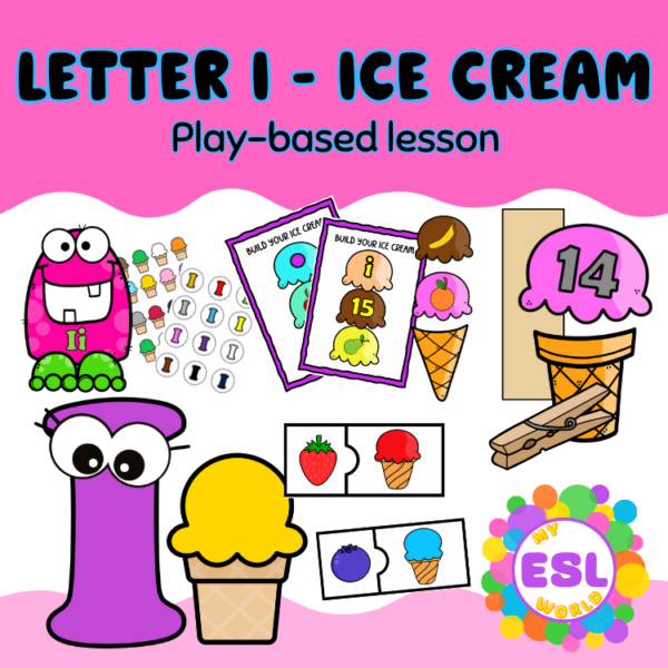 Letter I – Ice cream – My ESL World