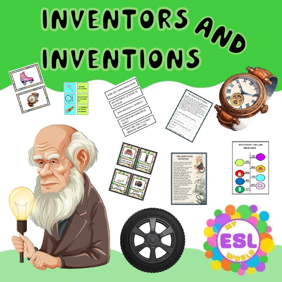 Inventors and inventions conversation lesson – My ESL World