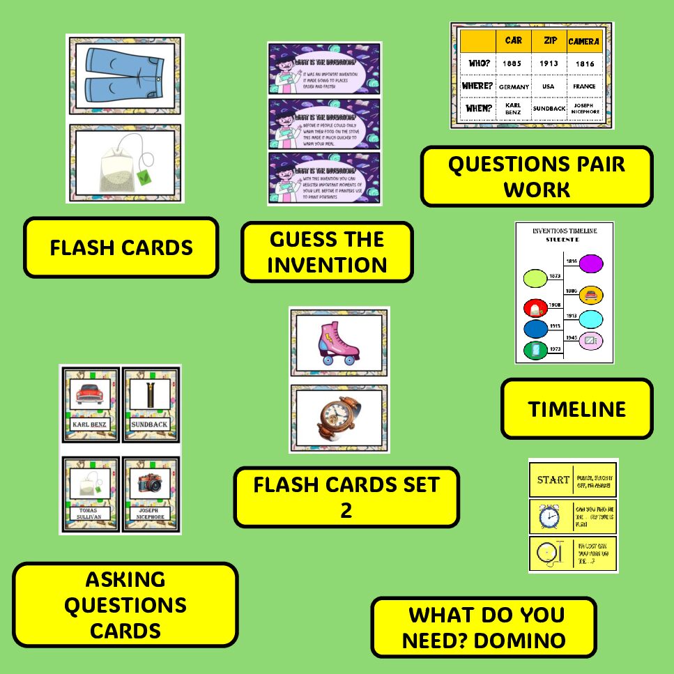 Inventors and inventions conversation lesson – My ESL World