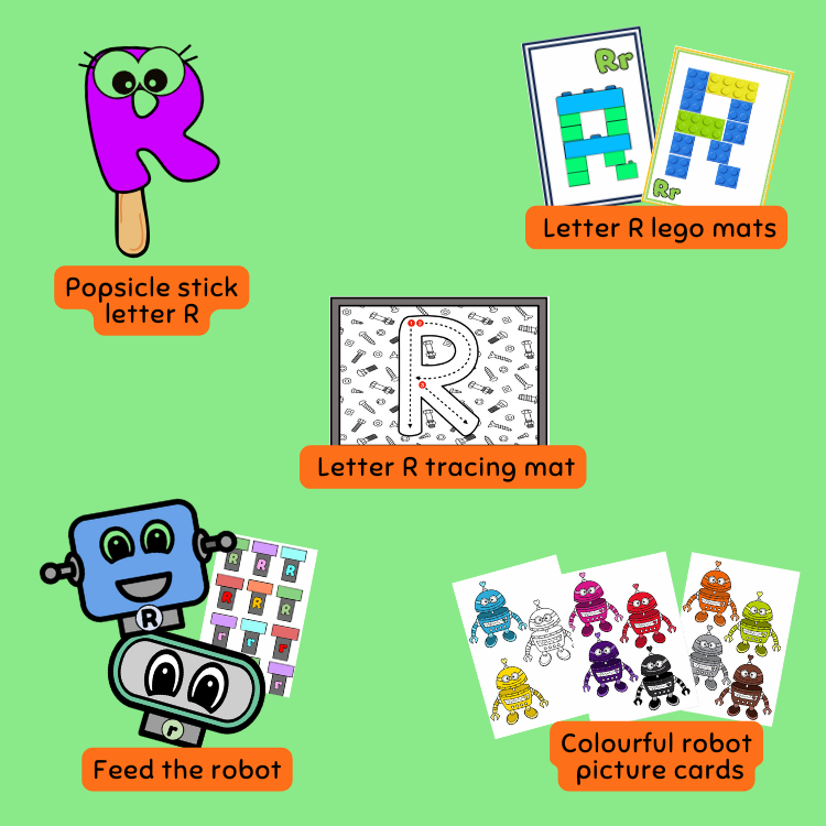 Letter R – Robot – My ESL World