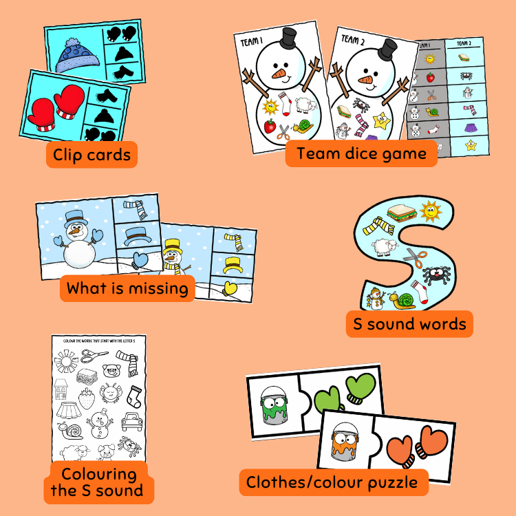 Letter S – Snowman – My ESL World