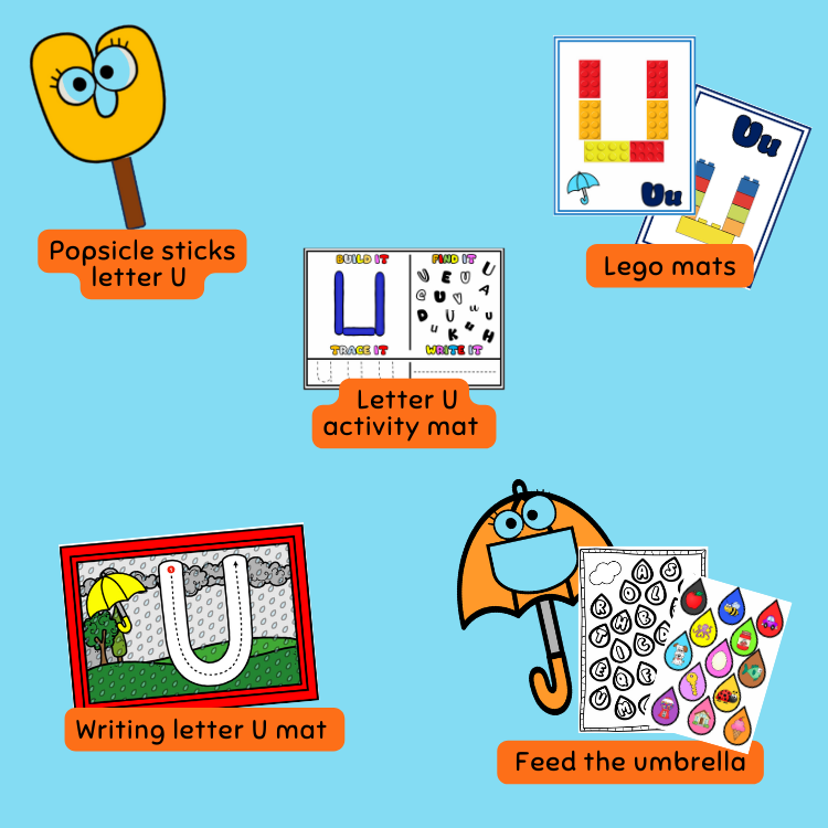 Letter U – Umbrella – My ESL World