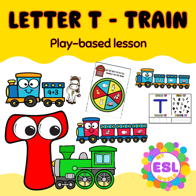 Letter T – Train – My ESL World