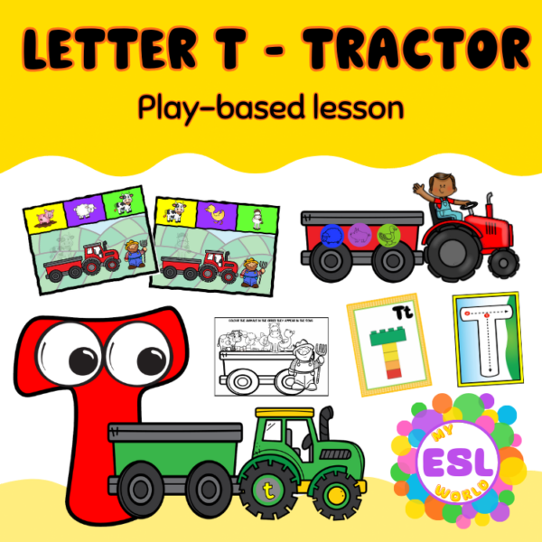 Letter T – Tractor – My ESL World