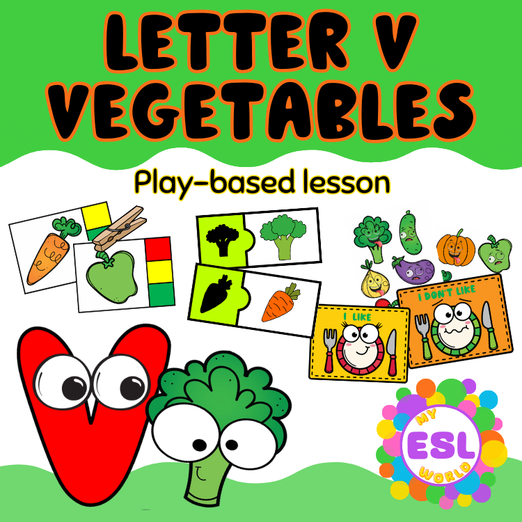 Letter V – Vegetables – My ESL World