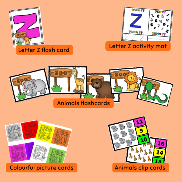 Letter Z – Zoo – My ESL World