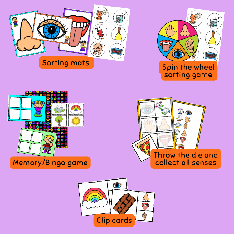 Five senses – My ESL World
