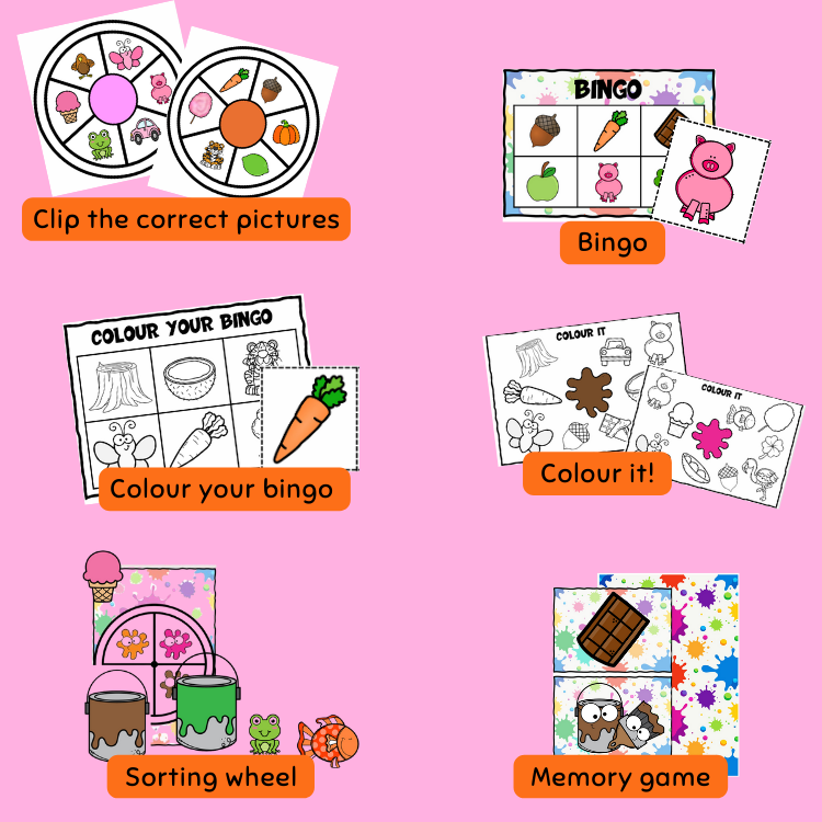 I see something pink – Song lesson – My ESL World