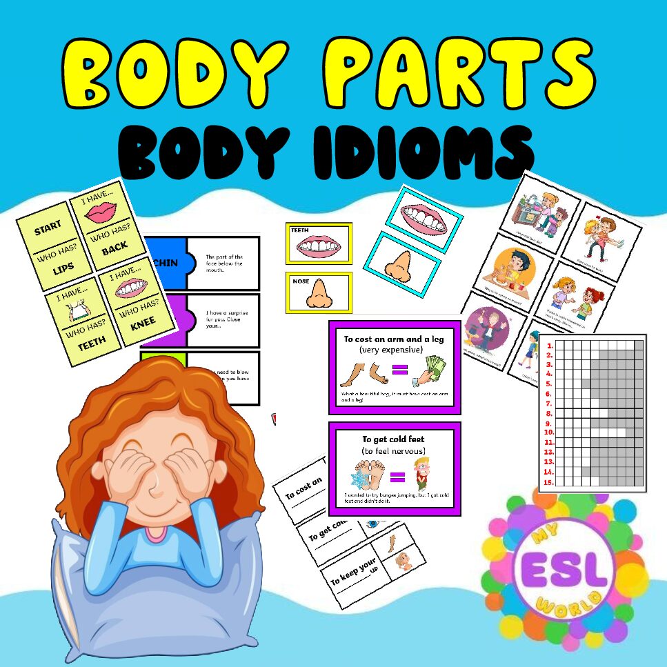 Body parts and body parts idioms – My ESL World