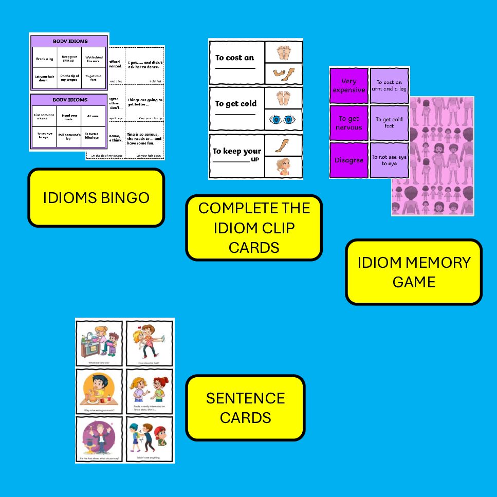 Body parts and body parts idioms – My ESL World